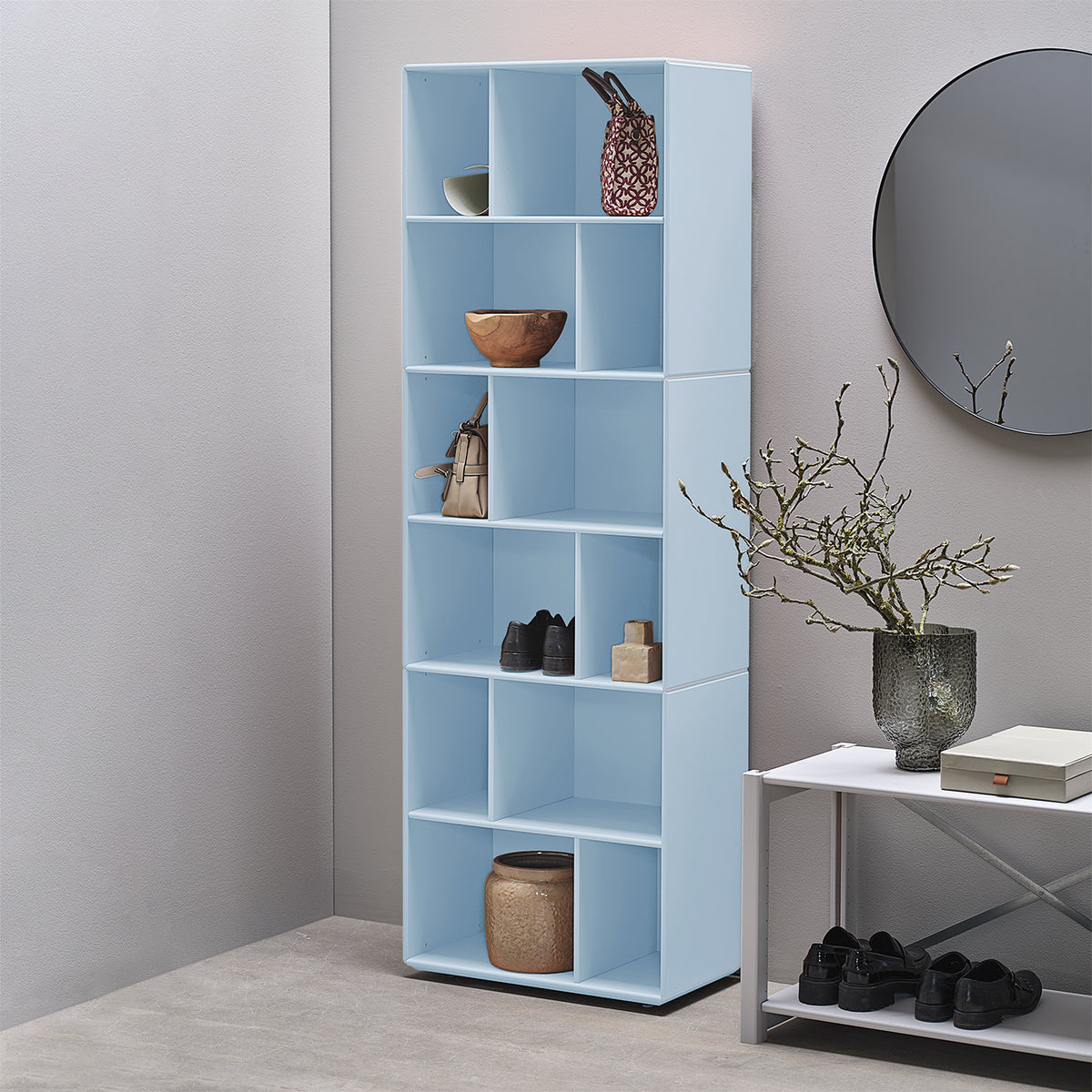 Quadrant reol - Himalayan Blue | 59x177 cm